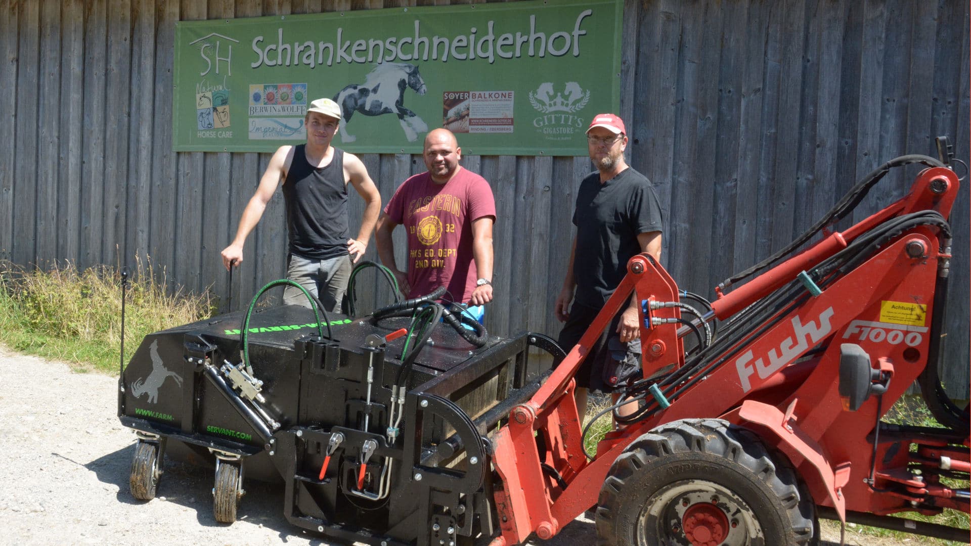 Maschinelles Abmisten - Zeit und Geld sparen - Pferdebetrieb